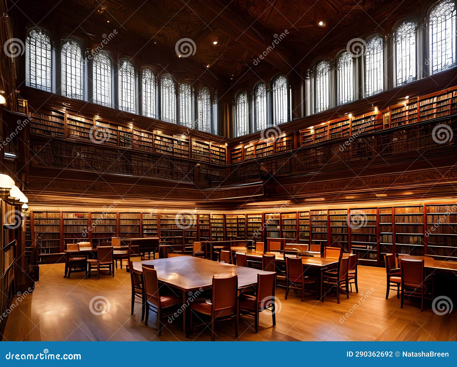 Comfy Interior Librarys Cozy Design. Stock Photo - Image of desk, chic ...