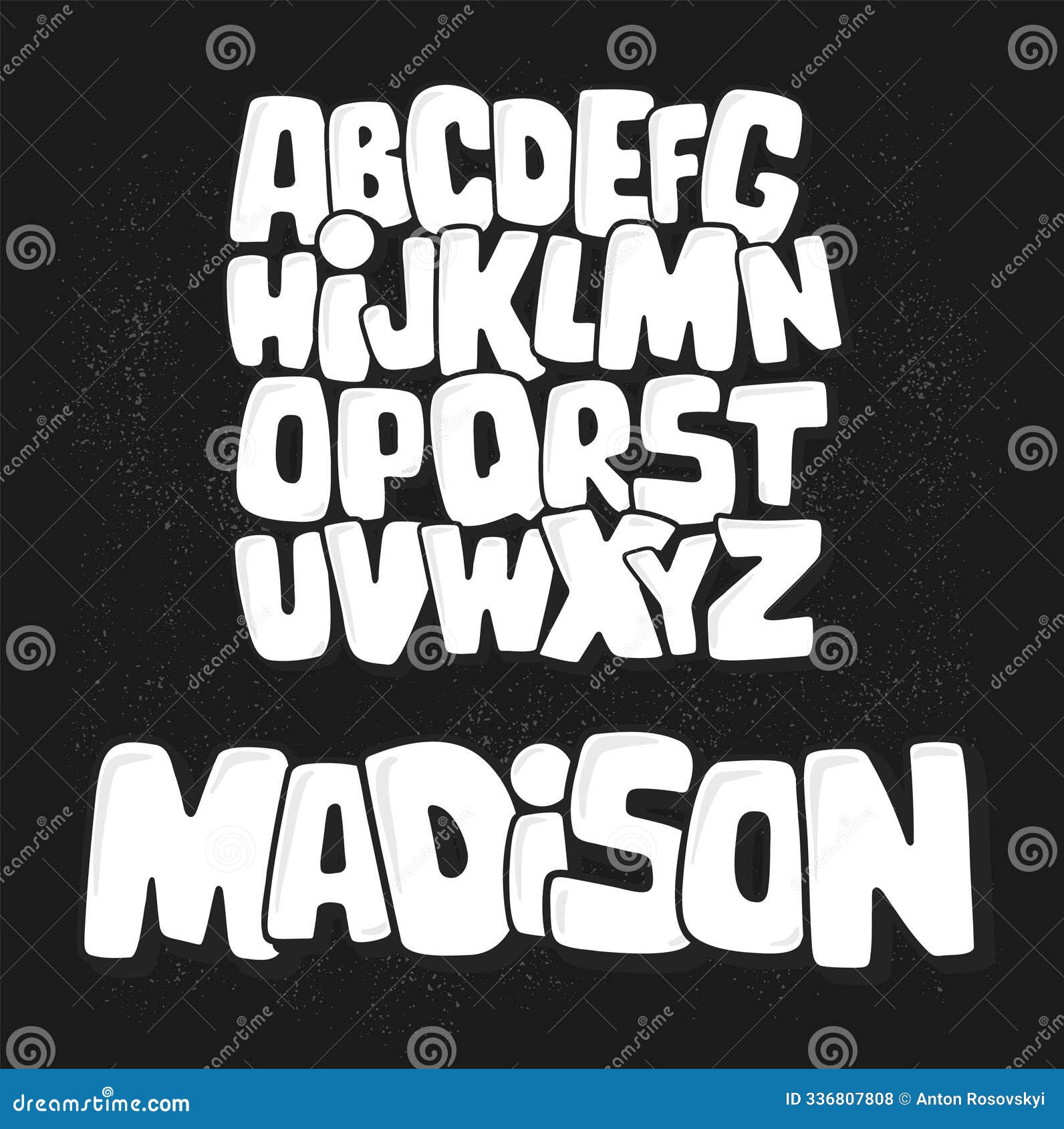 Comic Alphabet. Cartoon Style for Your Design Stock Vector ...