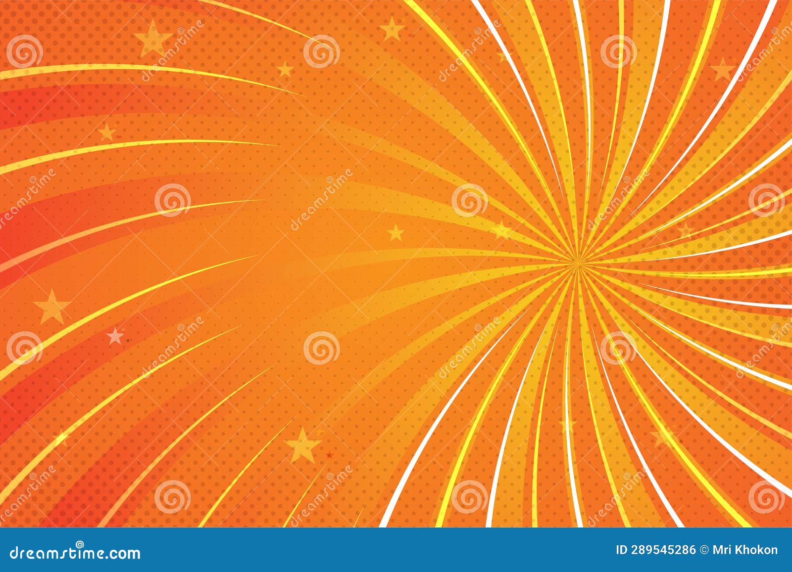 Vector Illustrated Cartoon Comic Halftone Fun Background. Stock Vector ...