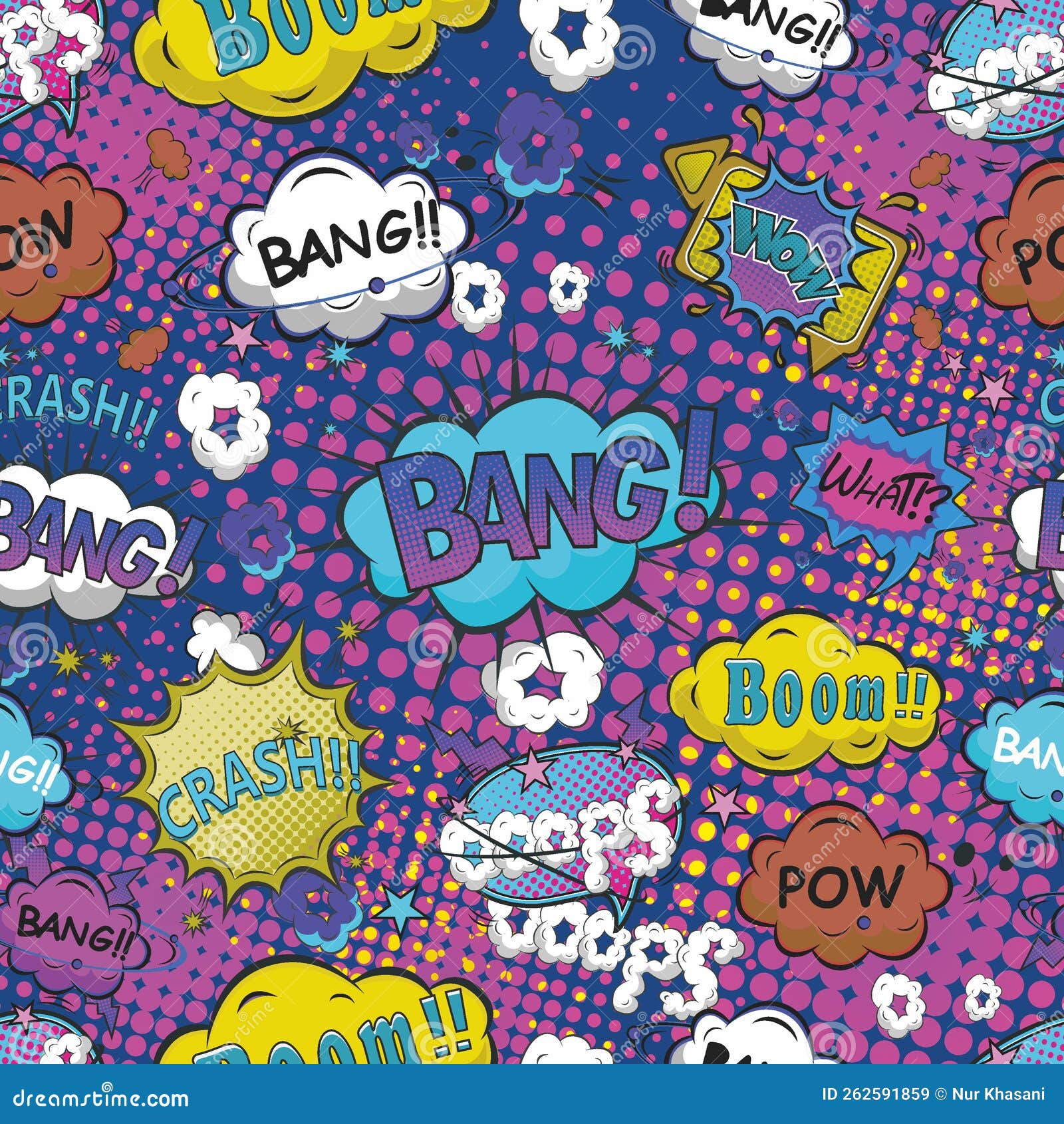 Comic Background Pattern 8 Vector Illustration Stock Vector ...