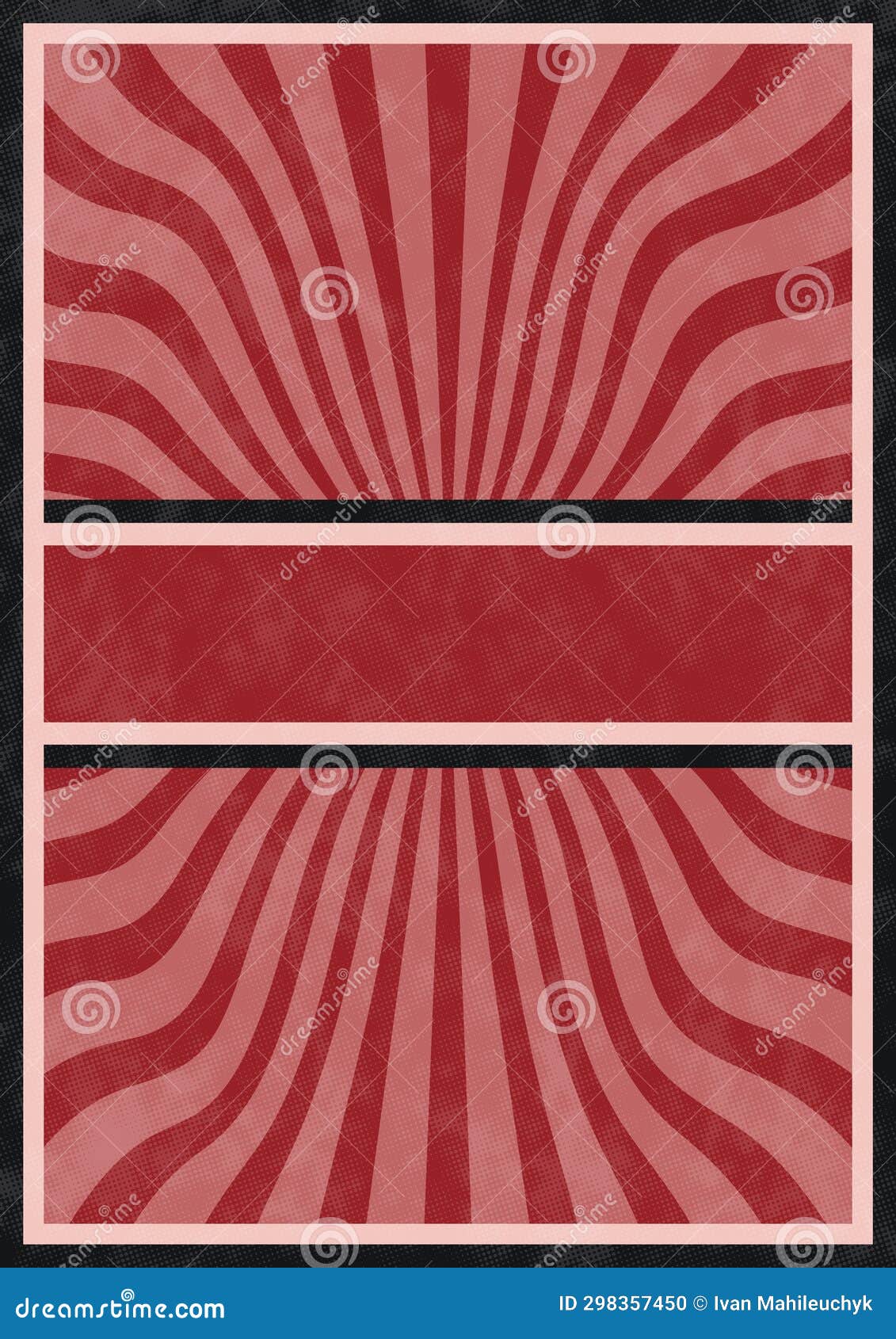 Comic Background Red Layout Sticker Stock Vector - Illustration of ...