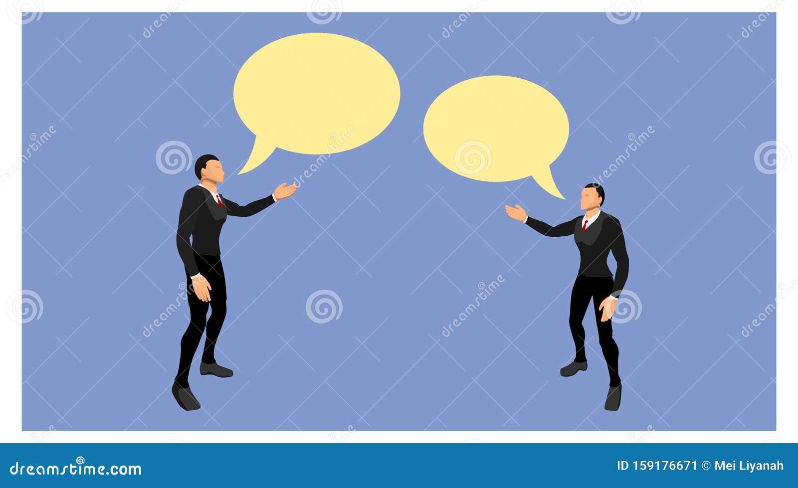 Comic Balloon Conversation Characters. Narration and Verbal ...