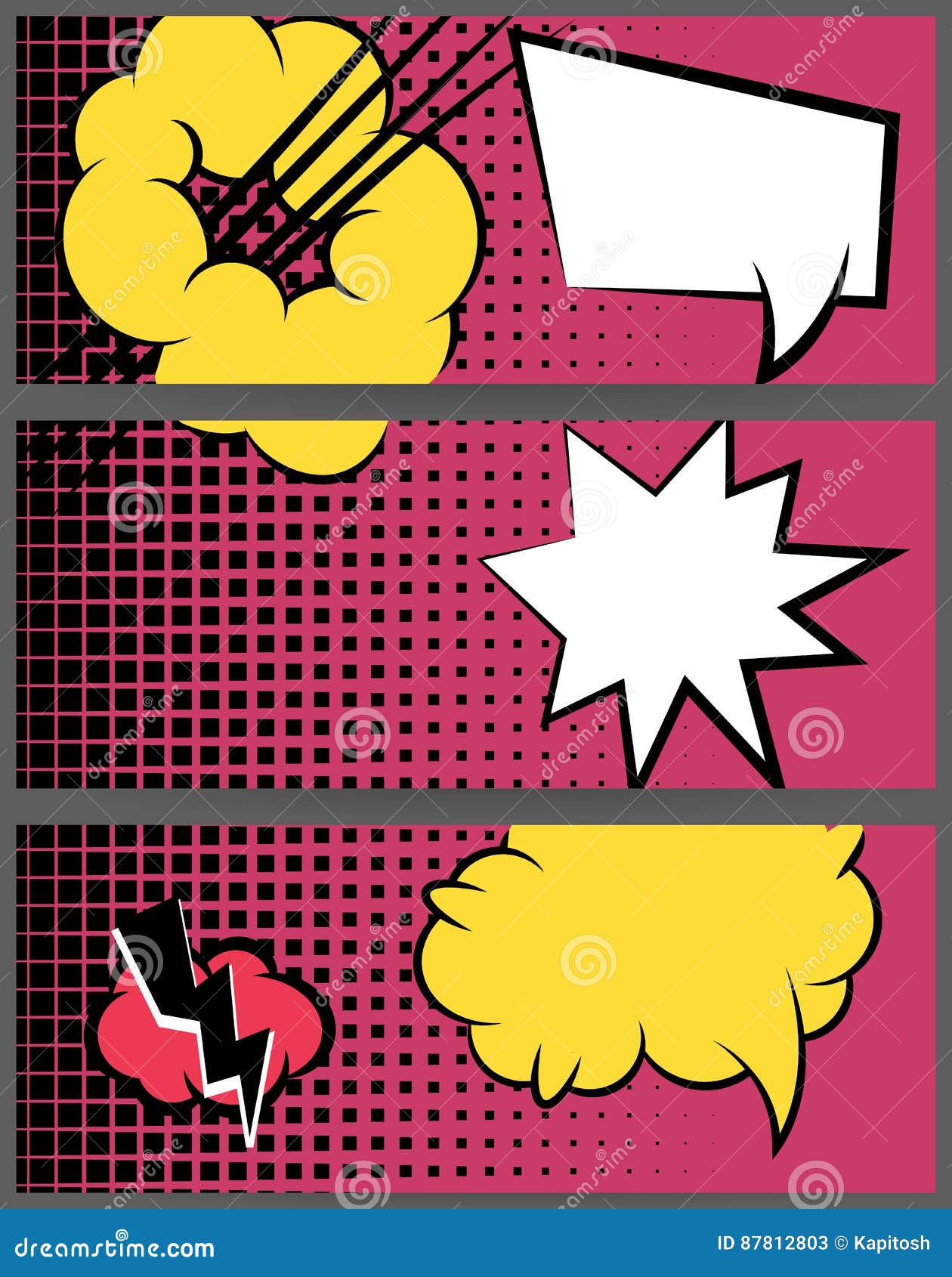 Balloon Pop, Explosion, Burst Animation Step, Frames Isolated On White ... Balloon Pop, Explosion, Burst Animation Step, Frames Isolated On White ...