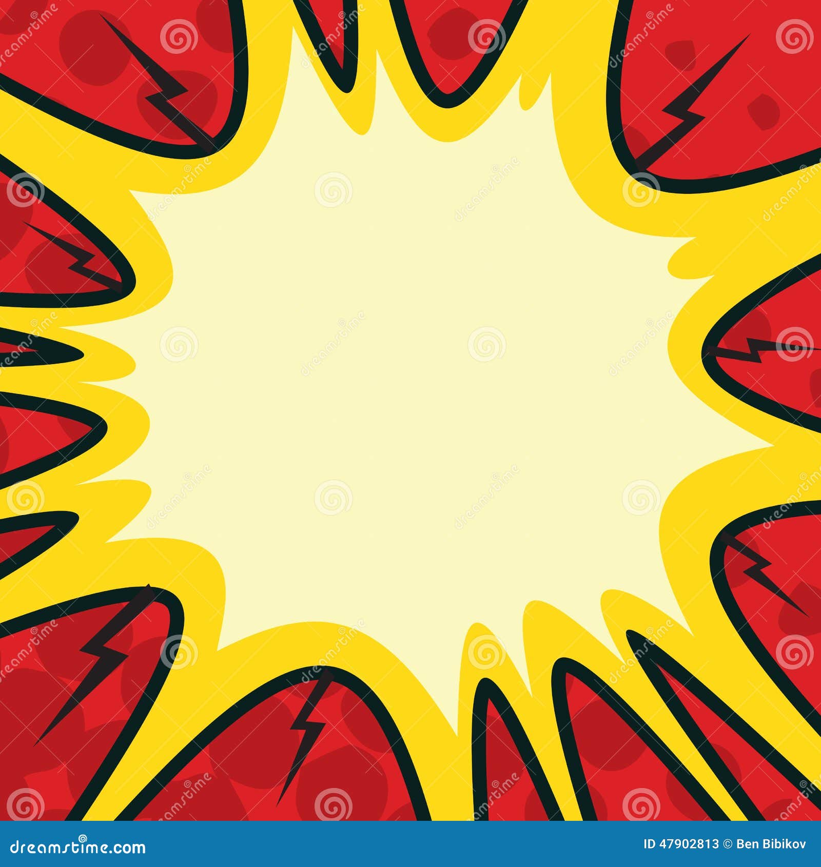 Comic Bang Cartoon Vector | CartoonDealer.com #47902813