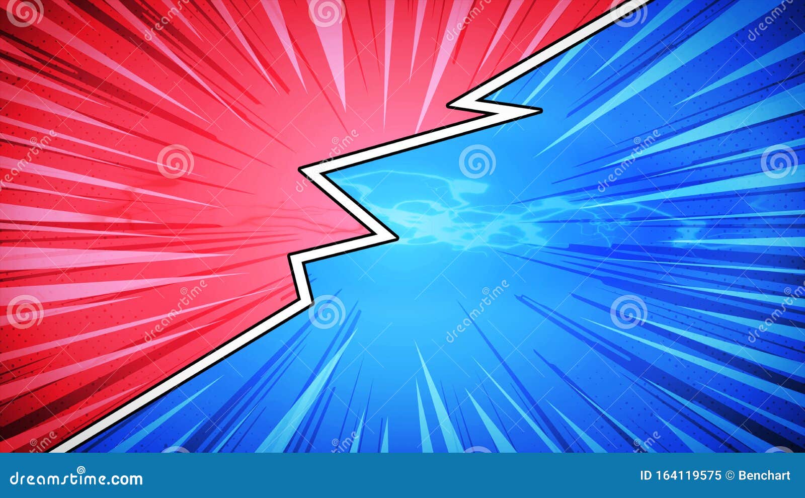 Comic Book Action Layout Background With Power Fx Stock Image - Image ...