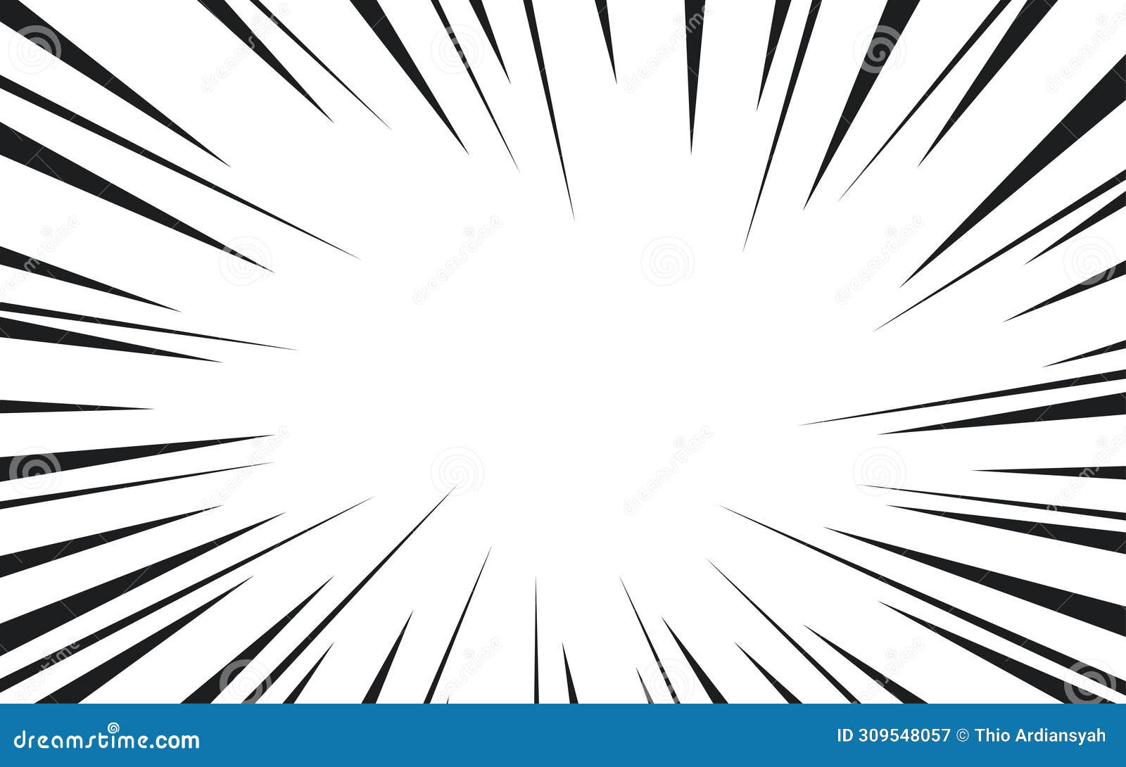 Comic Book Action Lines Background. Manga Speed Frames, Superhero ...