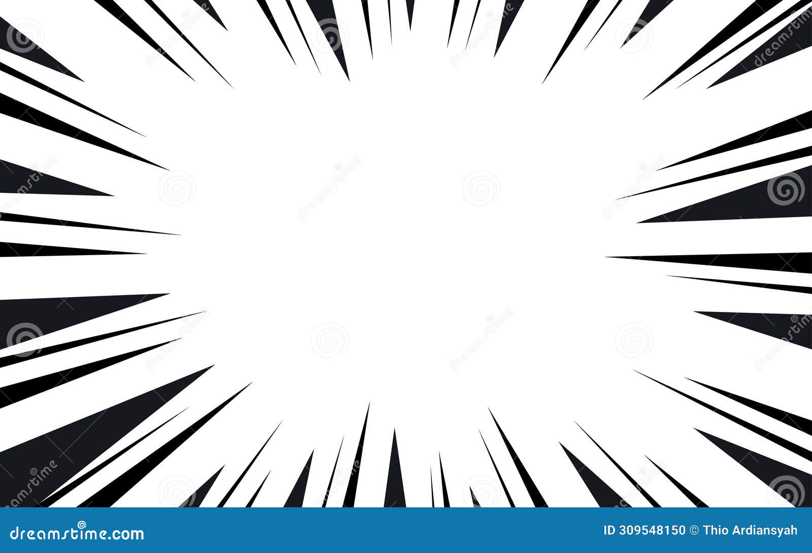 Comic Book Action Lines Background. Manga Speed Frames, Superhero ...