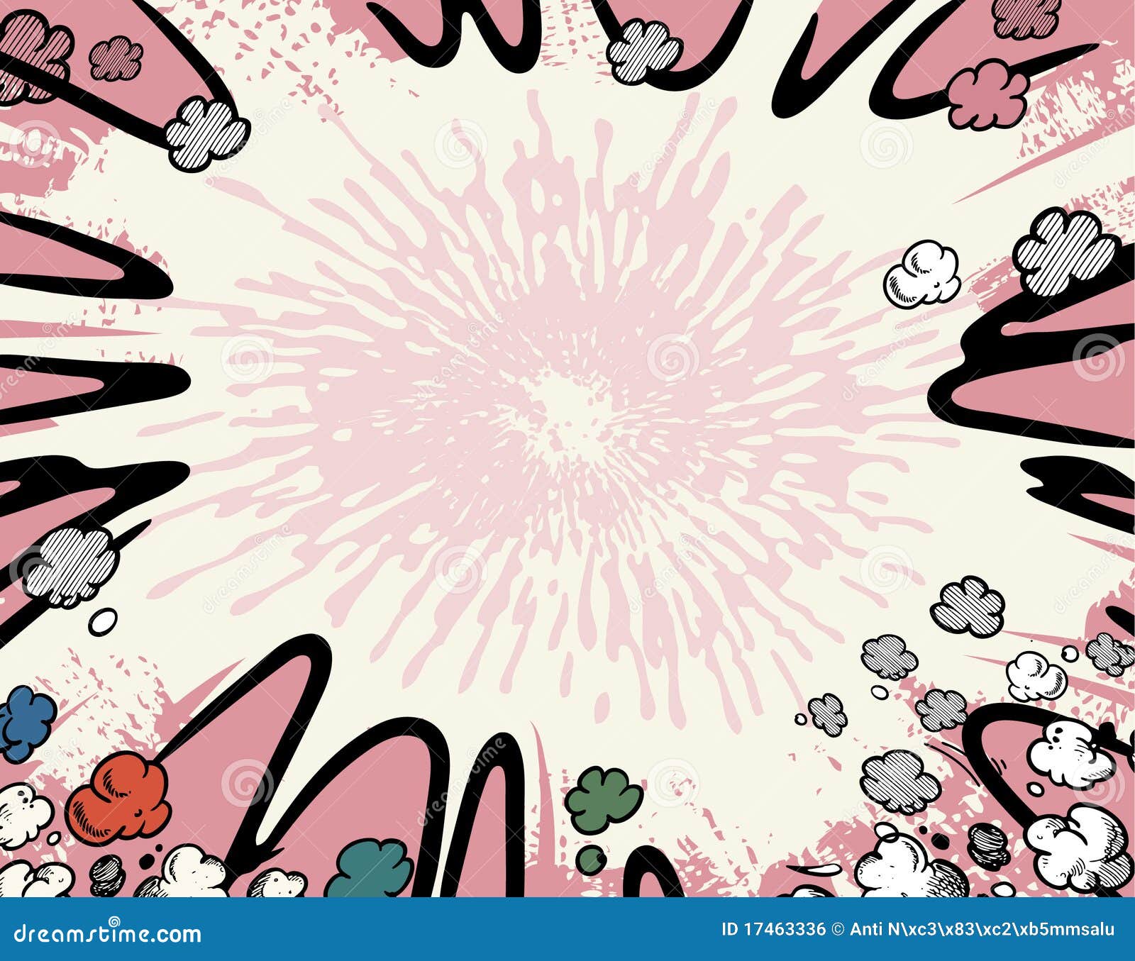 Comic Book Background Royalty Free Stock Image - Image: 17463336