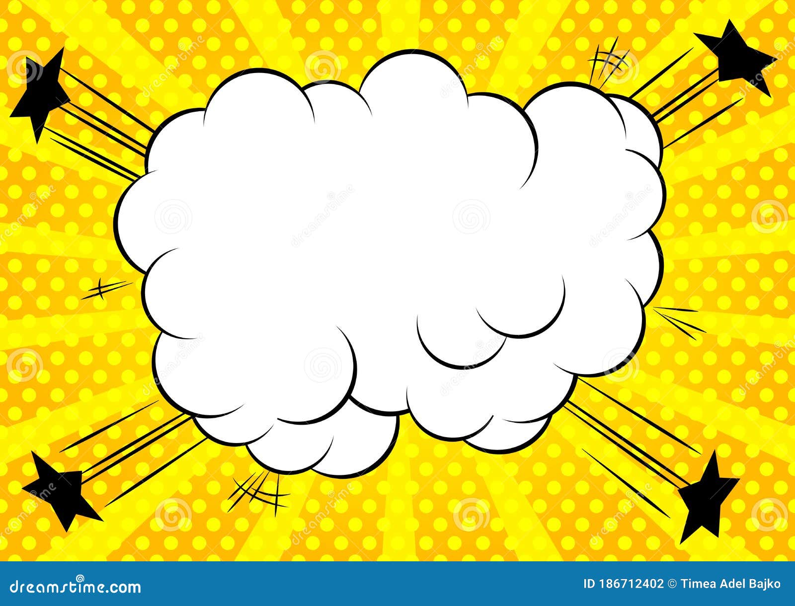 Comic Book Background, Backdrop Illustration. Stock Vector ...