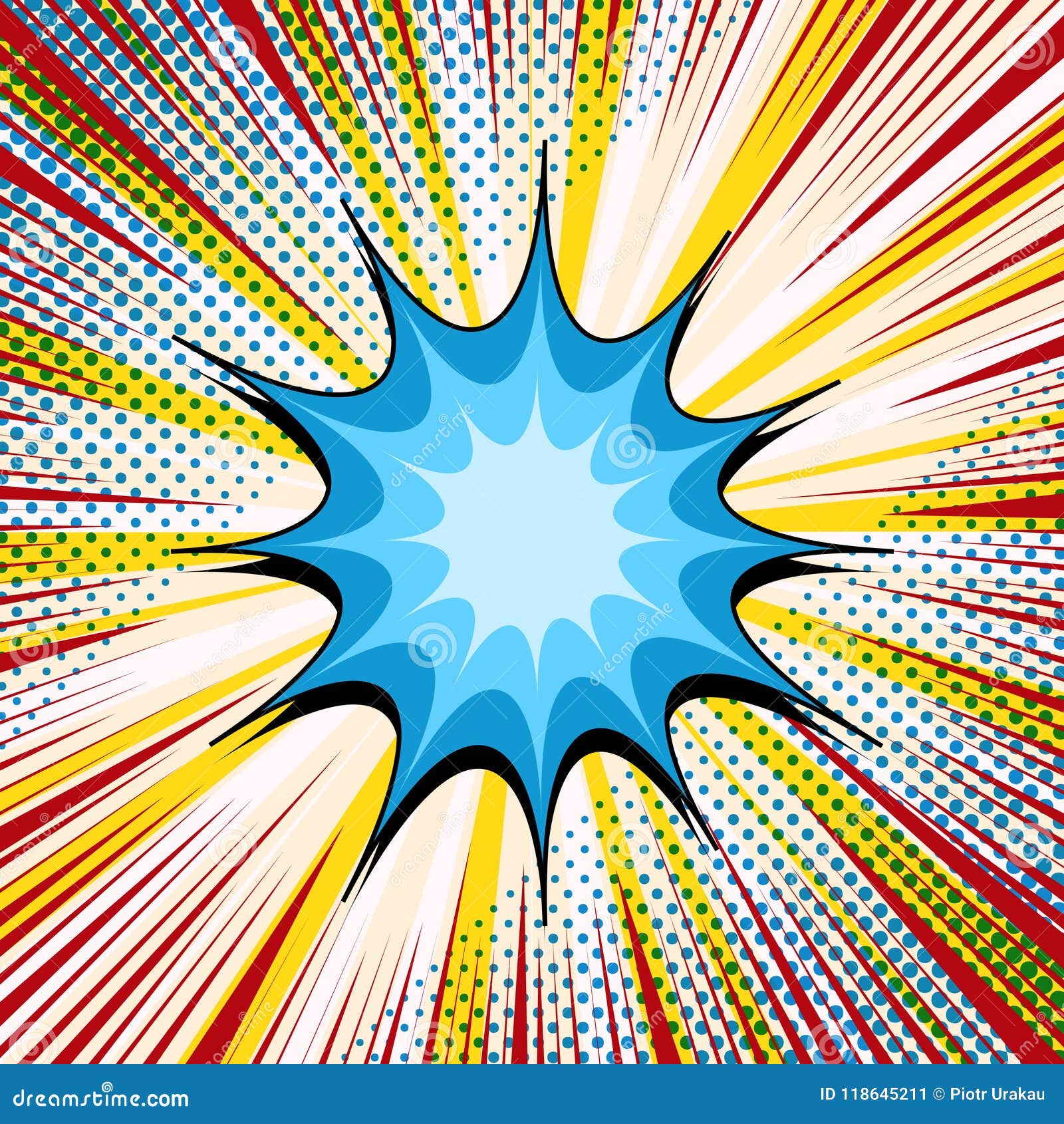 Comic book background stock vector. Illustration of effect - 118645211