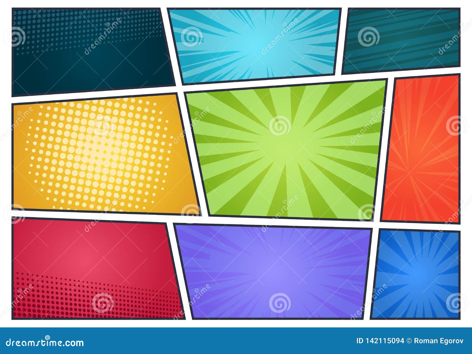 Comic Book Background. Pop Art Retro Page Style, Halftone Cartoon ... Comic Book Background. Pop Art Retro Page Style, Halftone Cartoon ...