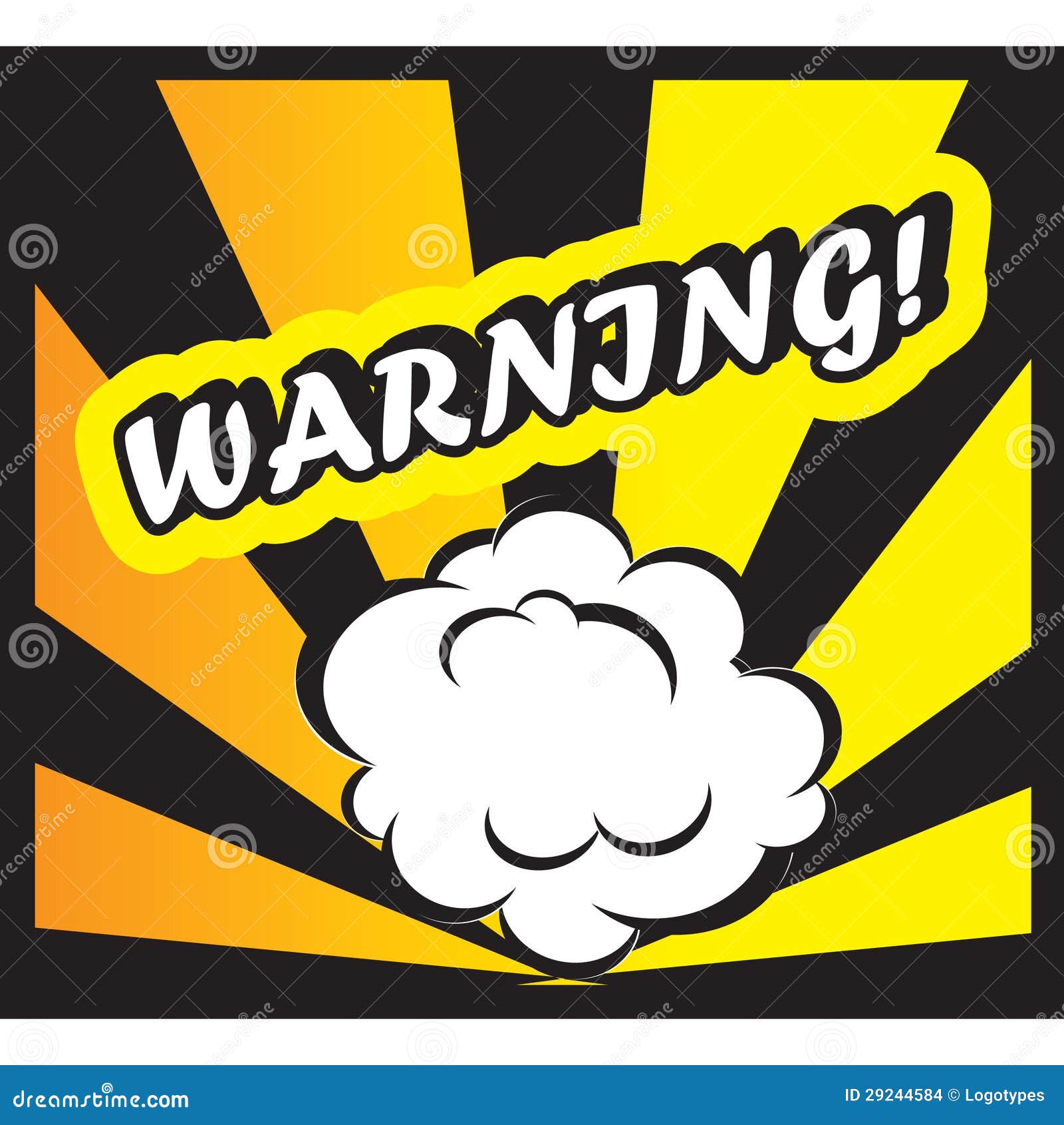 Book Warning Sign Yellow. Reading Hazard Attention Symbol. Danger Road ...