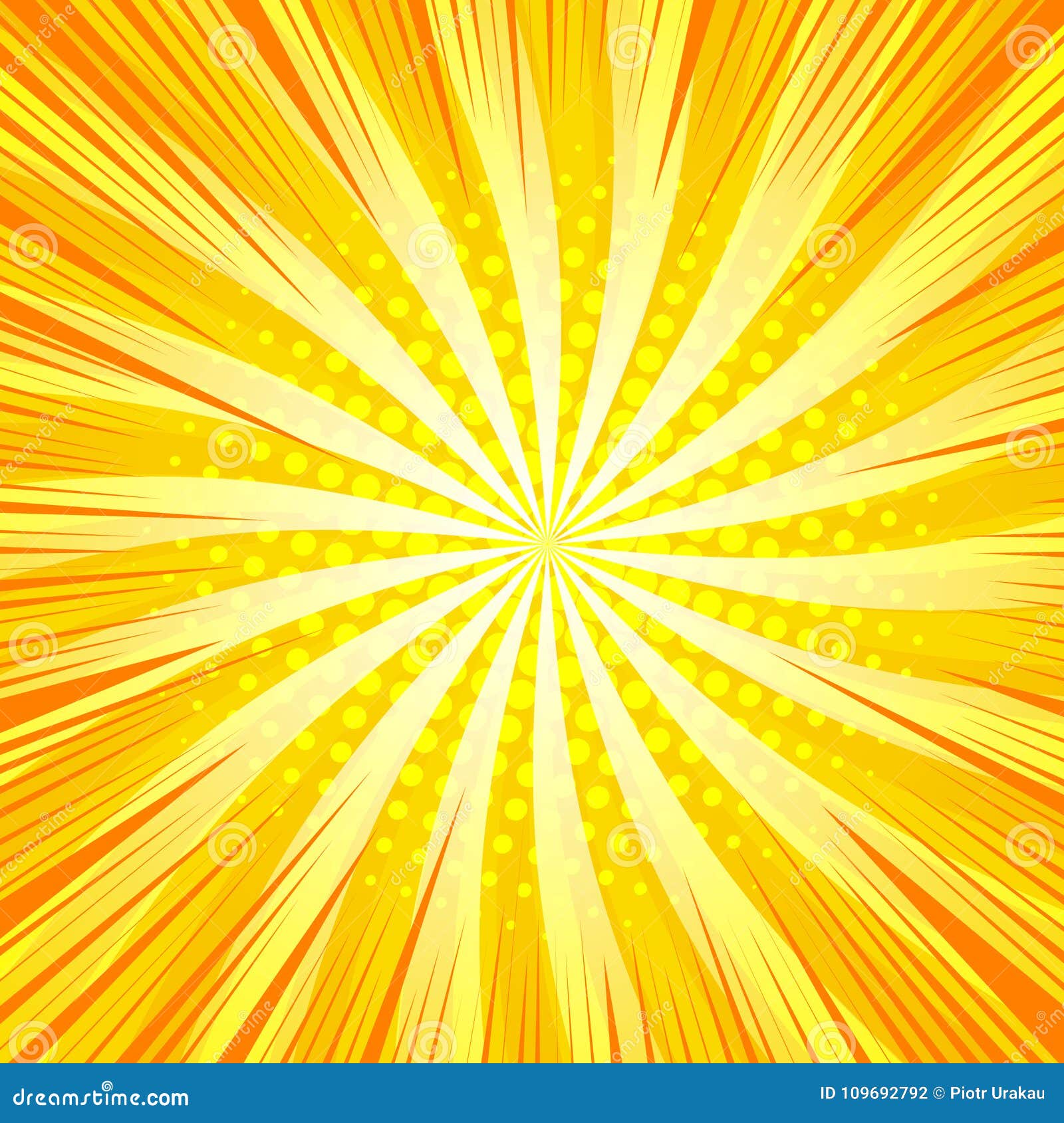Comic Book Bright Abstract Template Stock Vector - Illustration of page ...