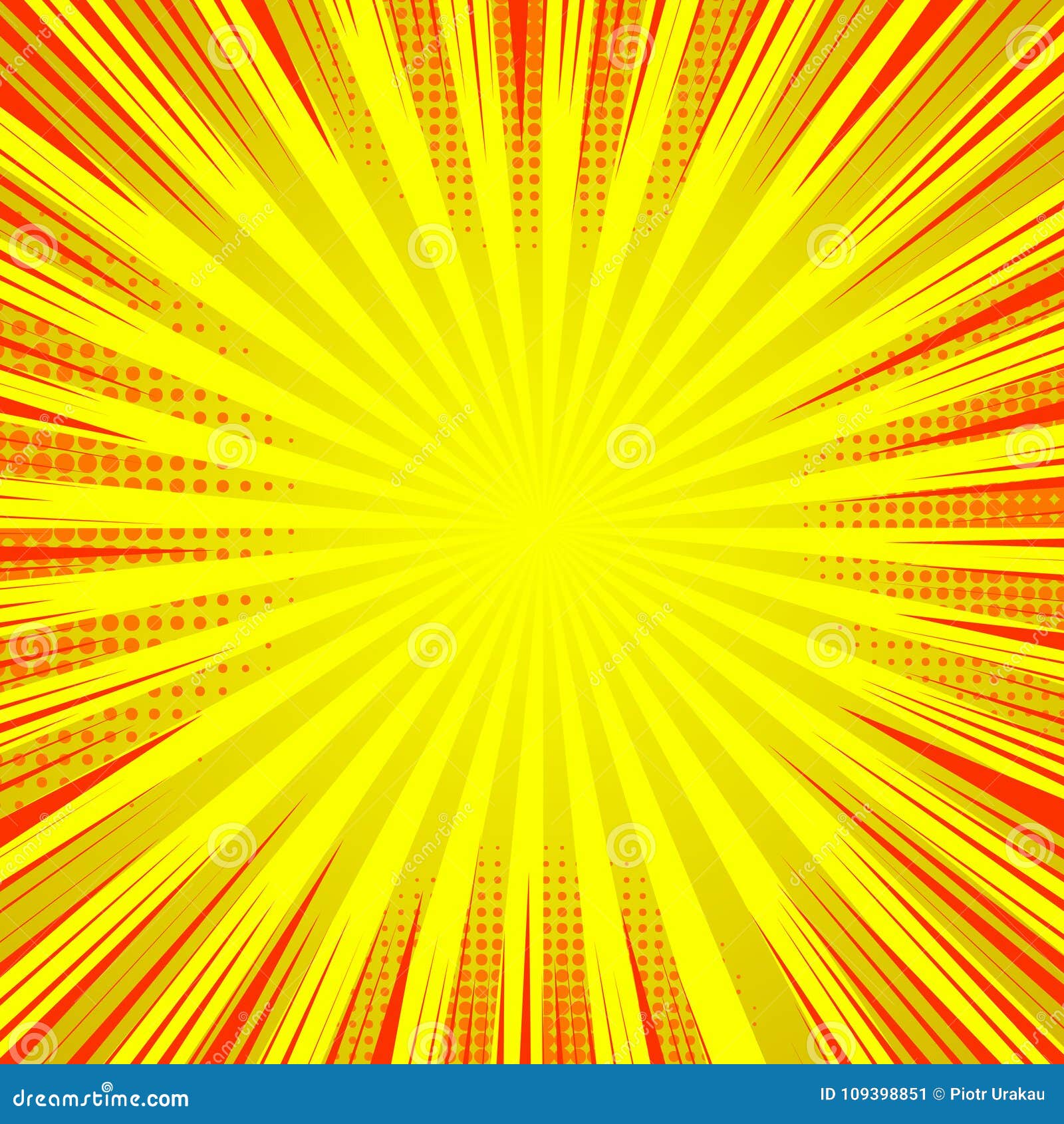 Comic Book Bright Abstract Template Stock Vector - Illustration of ...