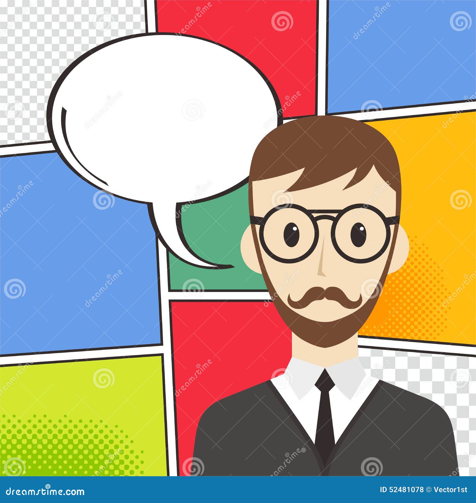 Comic Book Cartoon Template Stock Vector - Illustration of font ...