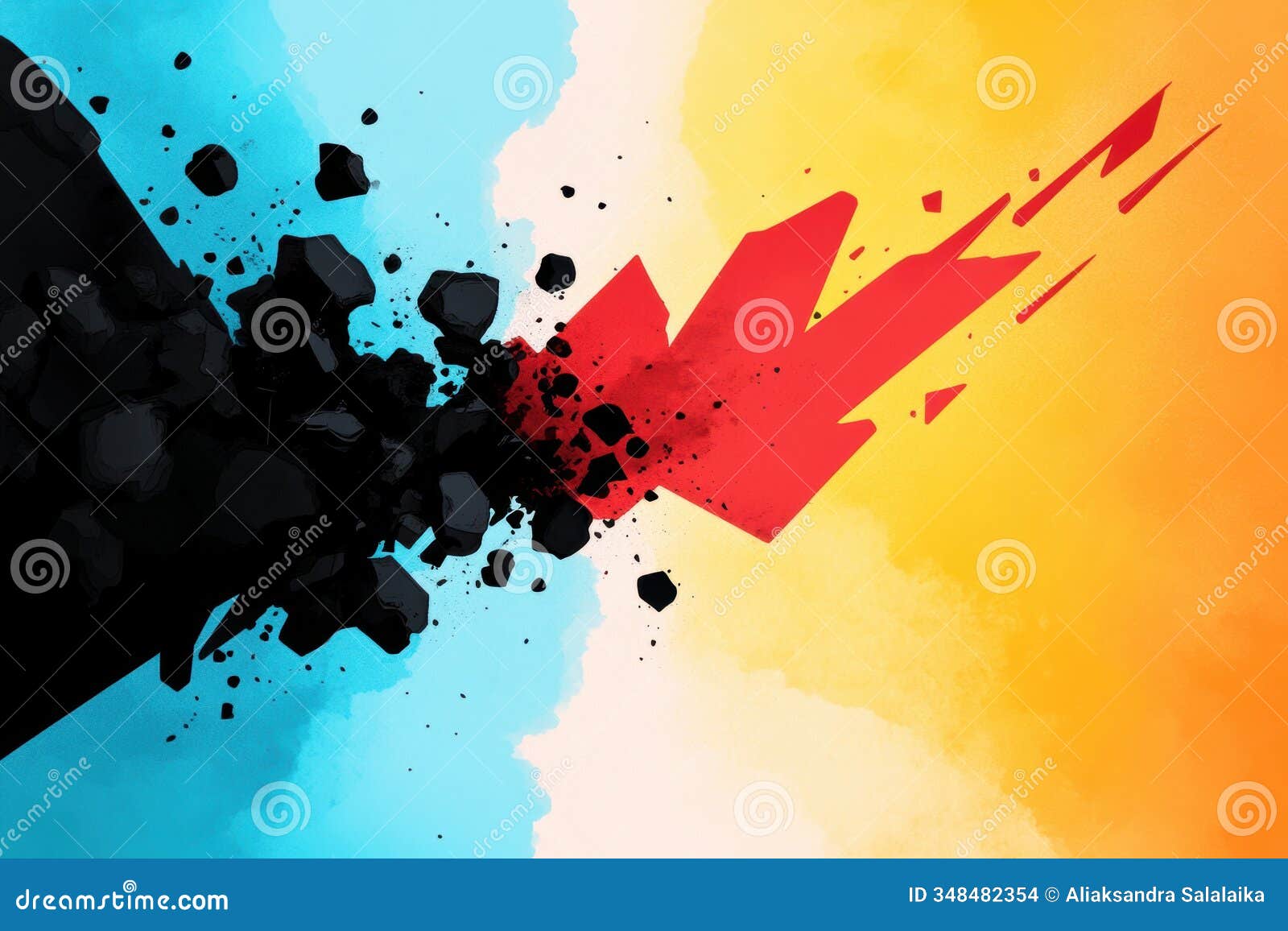 Comic Book Chase, Backgrounds Designed in a Comic Book Art Style ...