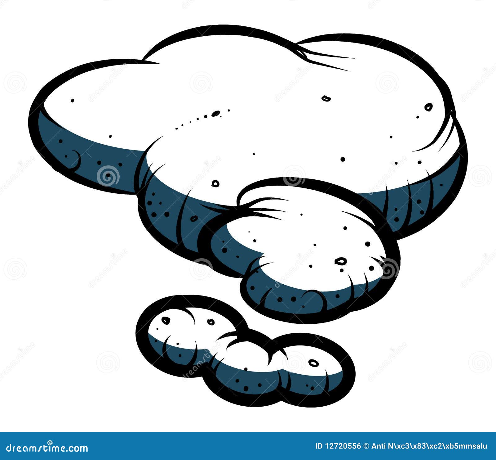 Comic book - clouds stock vector. Illustration of season - 12720556