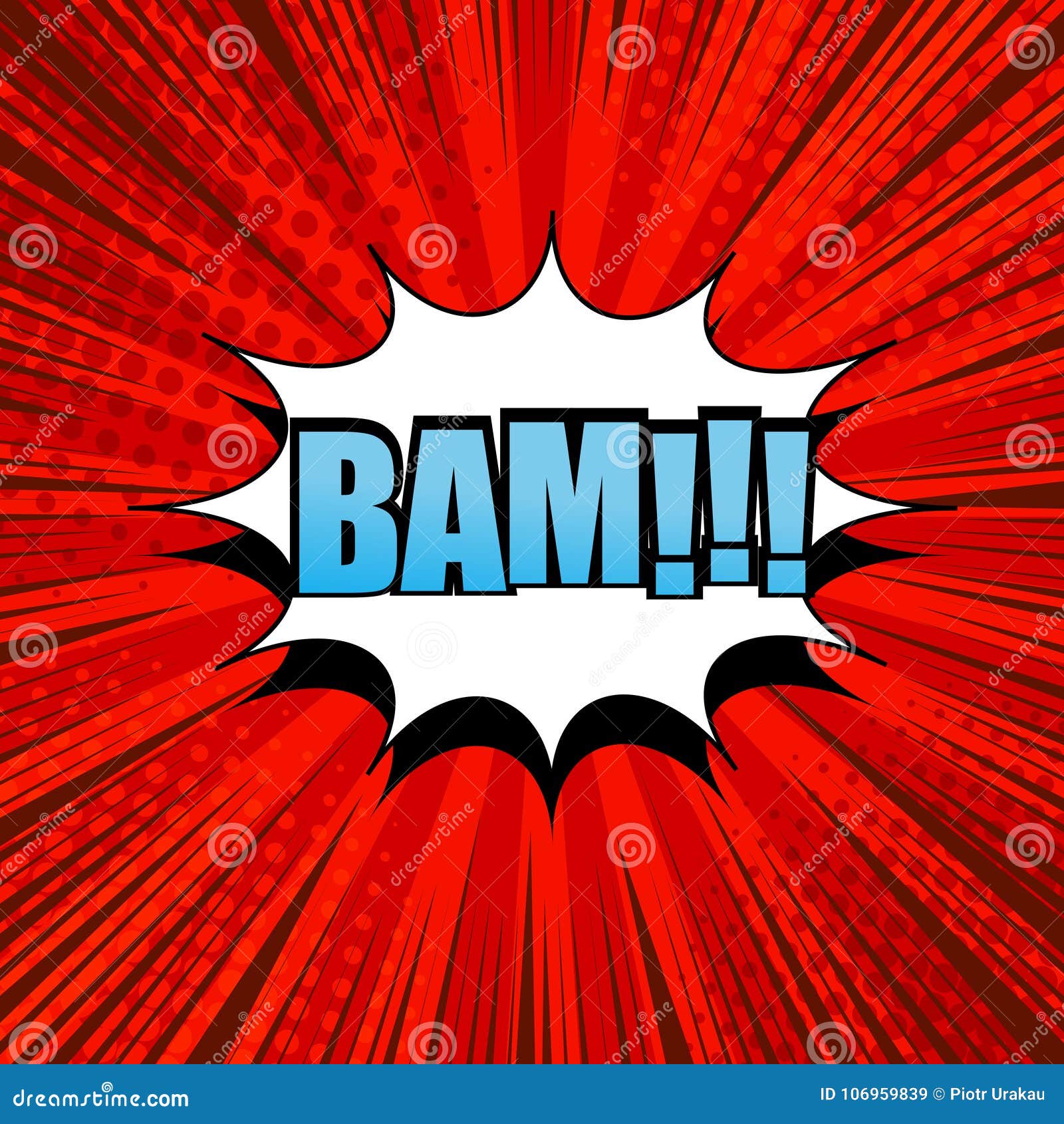 Comic Book Colorful Template Stock Vector - Illustration of layout ...