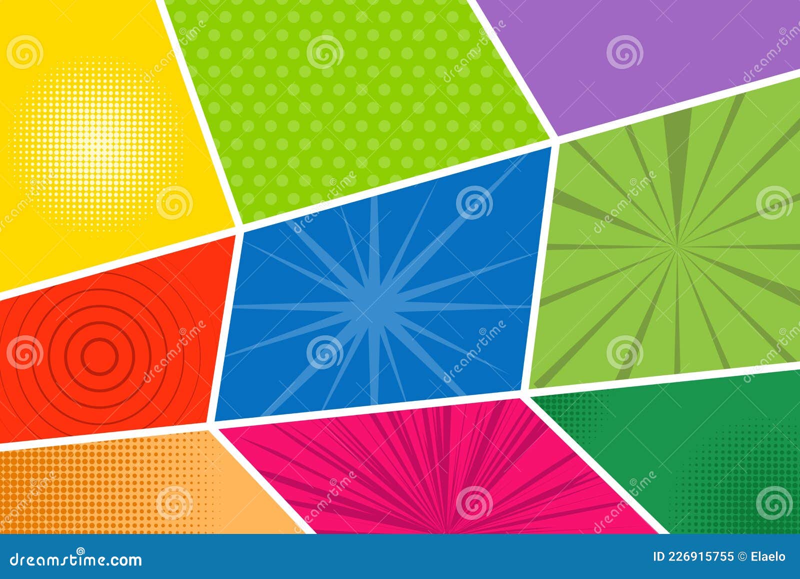 Comic Book Design Element Vector Stock Vector - Illustration of cool ...