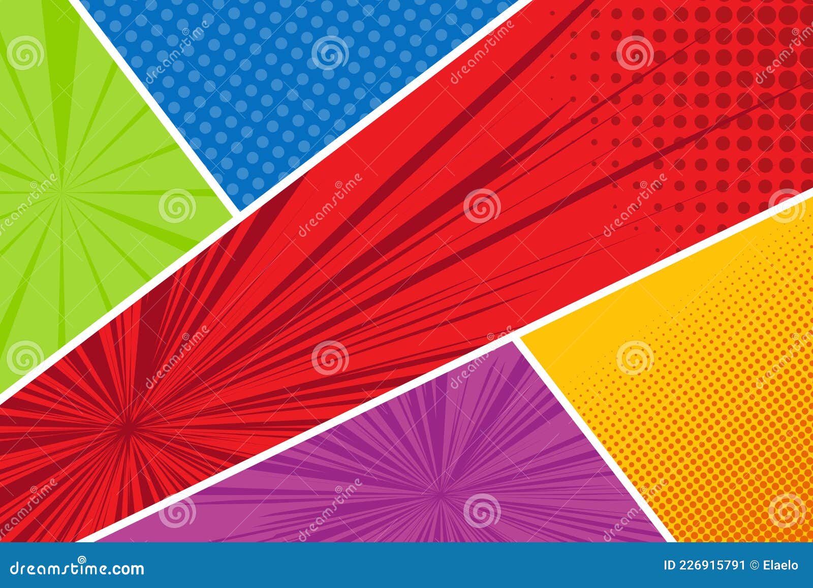 Comic Book Design Element Vector Stock Vector - Illustration of comic ...