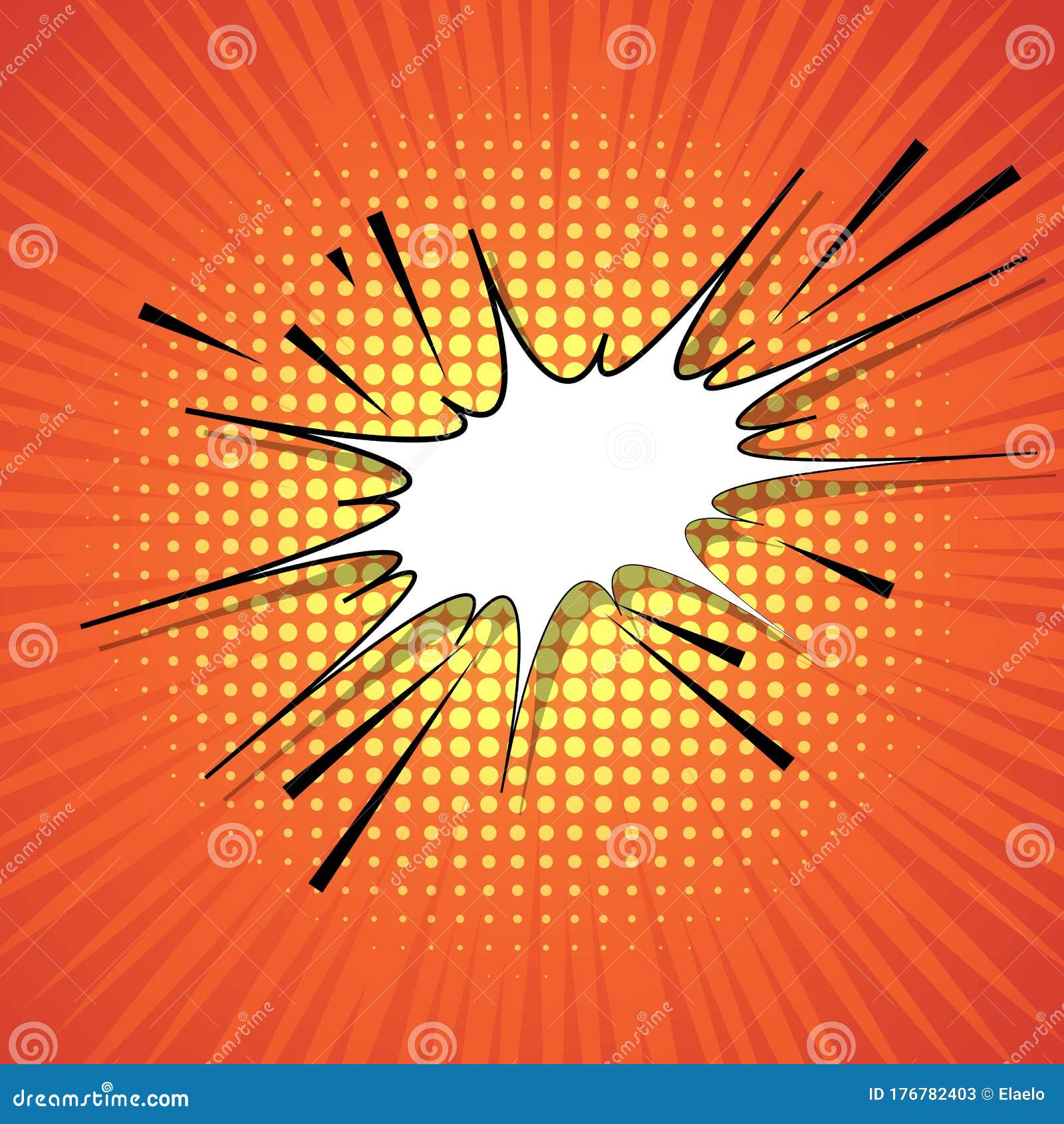 Comic Book Design Element Vector Stock Vector - Illustration of frame ...