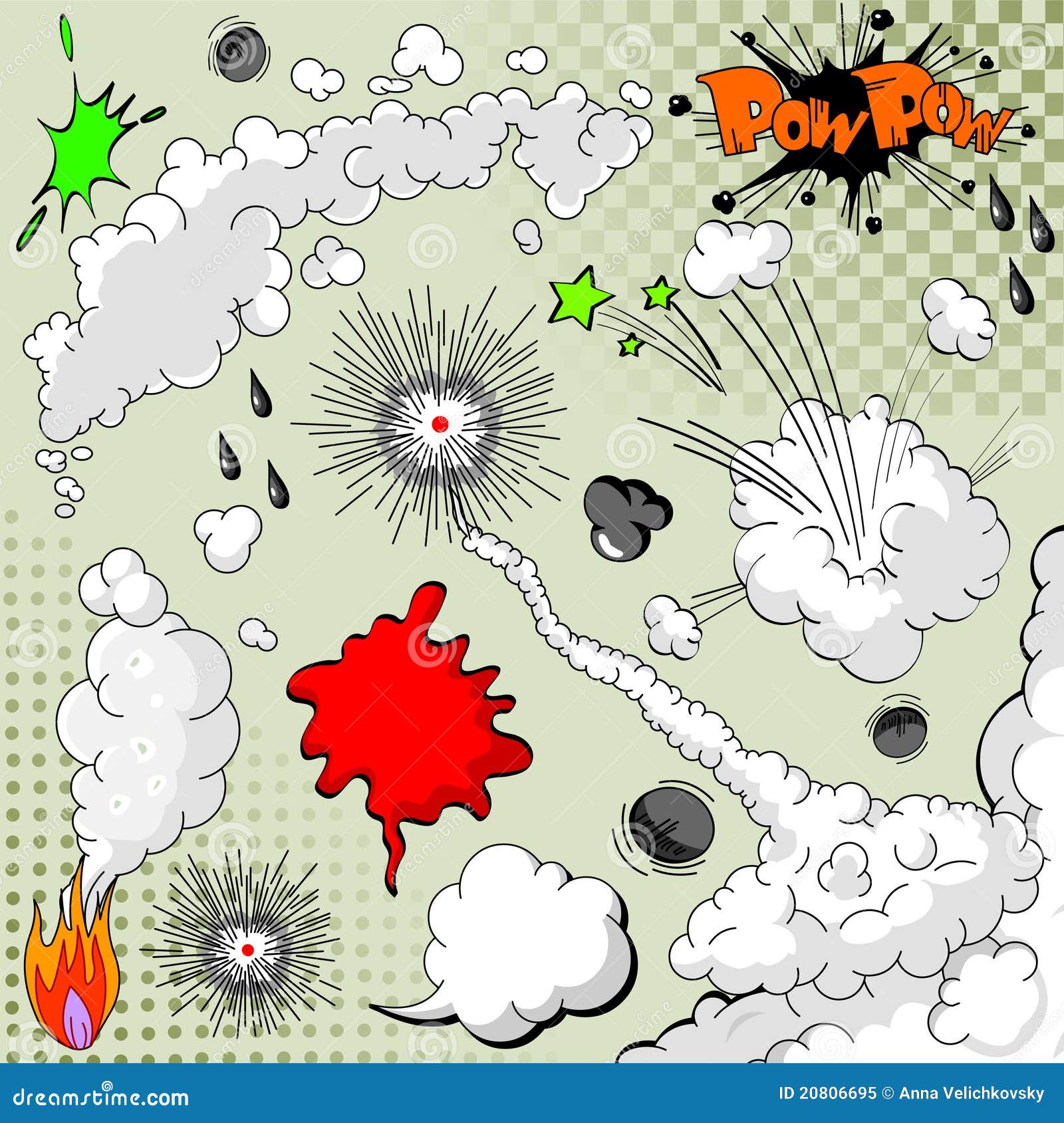 Comic Book design elements stock vector. Illustration of expression ...