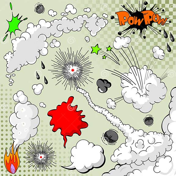 Comic Book design elements stock vector. Illustration of expression ...