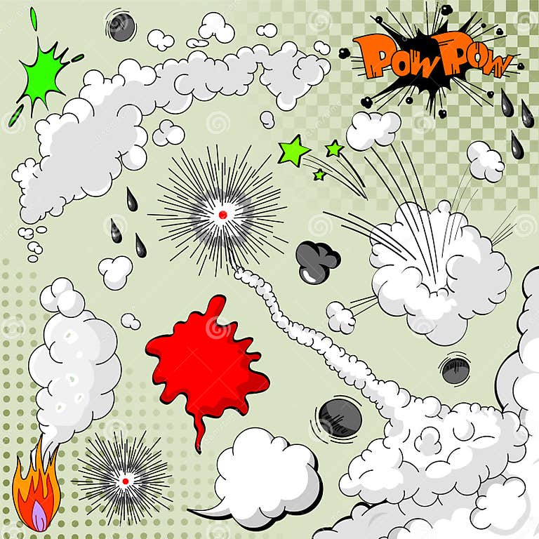 Comic Book design elements stock vector. Illustration of expression ...