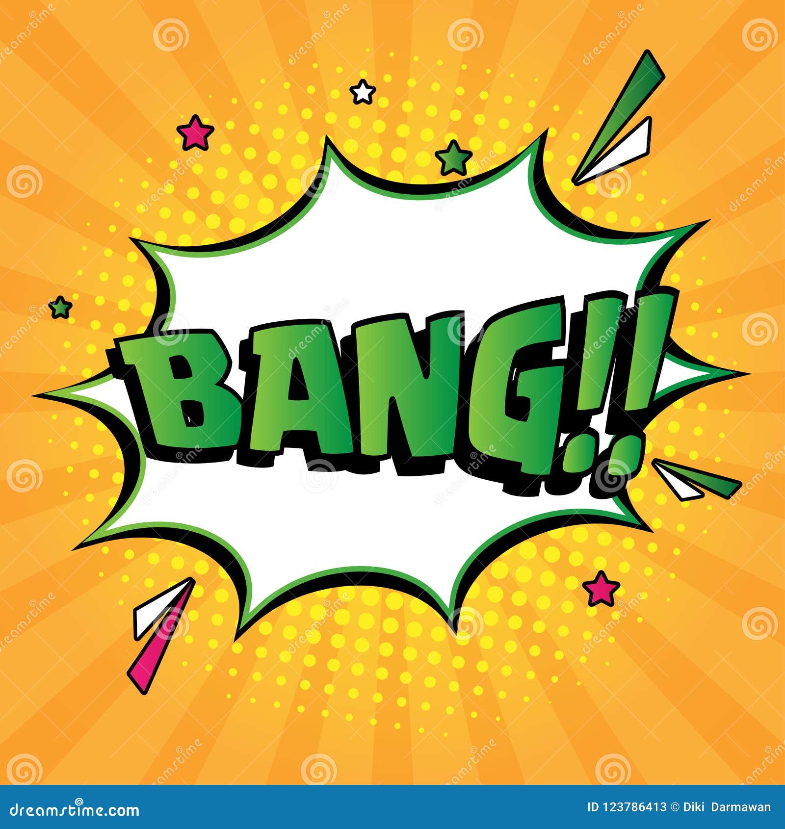 Comic Book Dialog Speech Bubble Halftone Print Texture Stock Vector ...