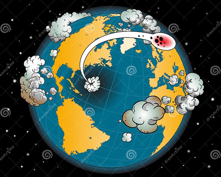 Comic book - Earth stock vector. Illustration of earth - 11770758