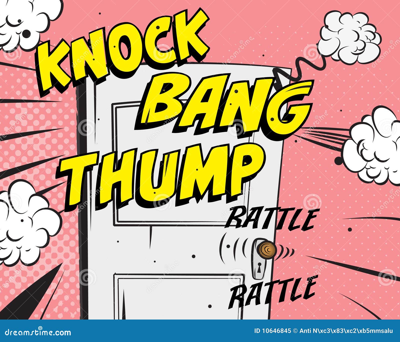 Man Knocking A Door Vector Icon On White Background. Flat Vector Man ...