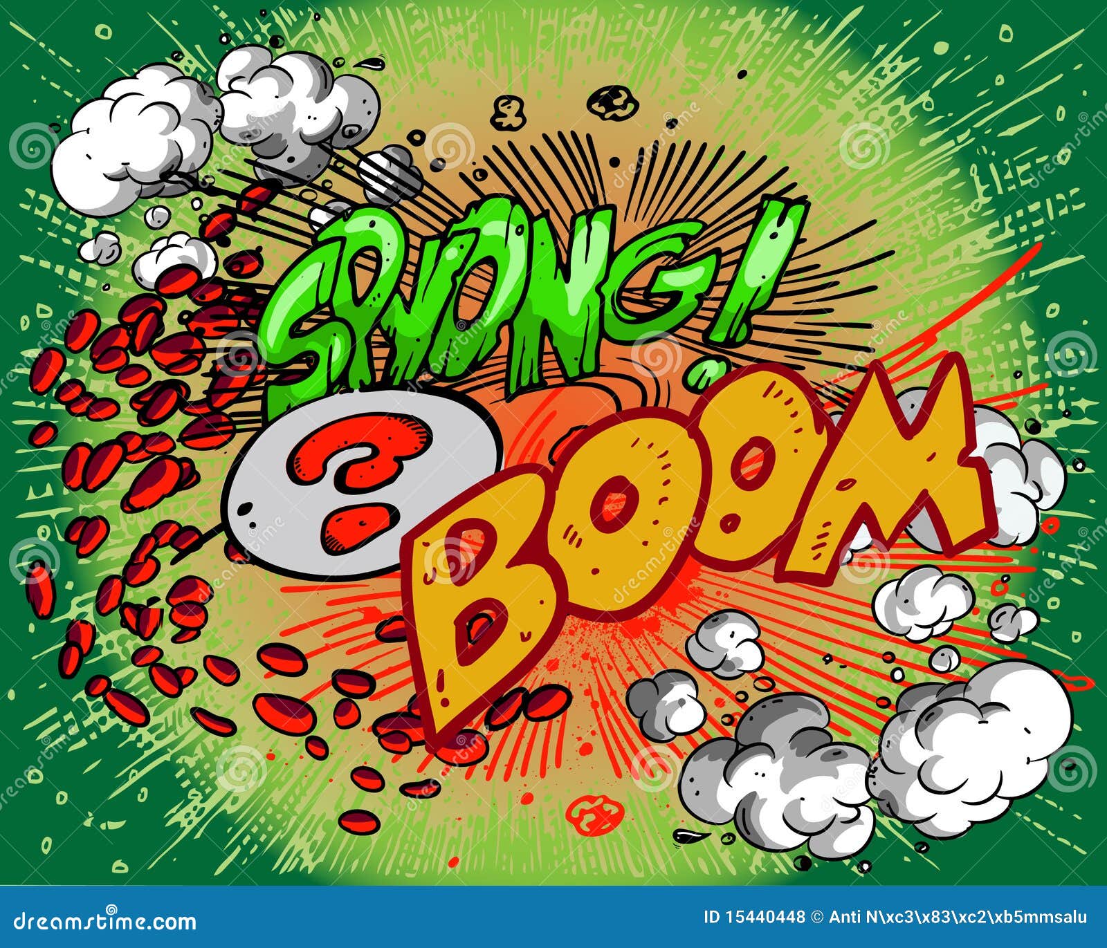 Comic book explosion stock vector. Illustration of expression - 15440448