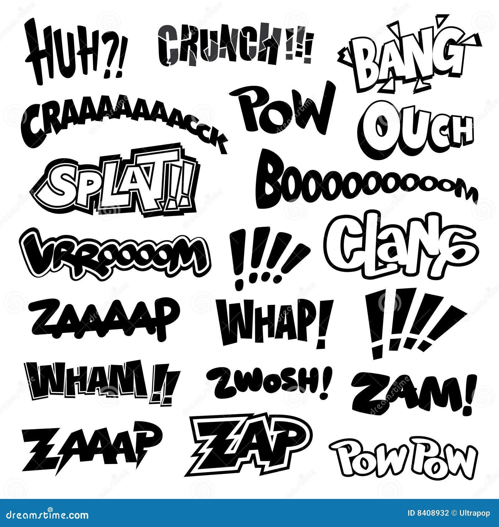 Comic book explosion stock vector. Illustration of danger - 8408932