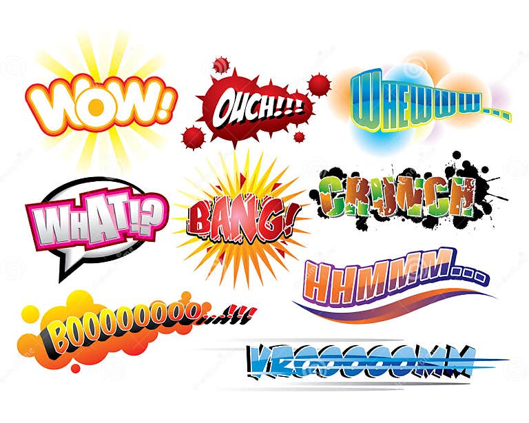 Comic Book Explosion stock vector. Illustration of expression - 9364207