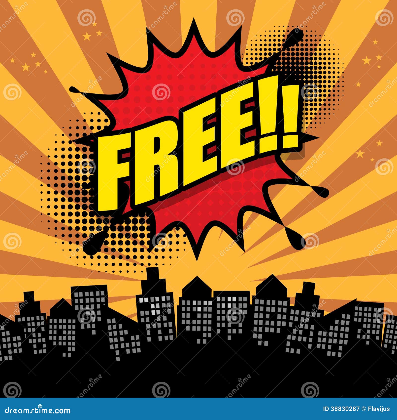 Comic book explosion stock vector. Illustration of exclusive - 38830287