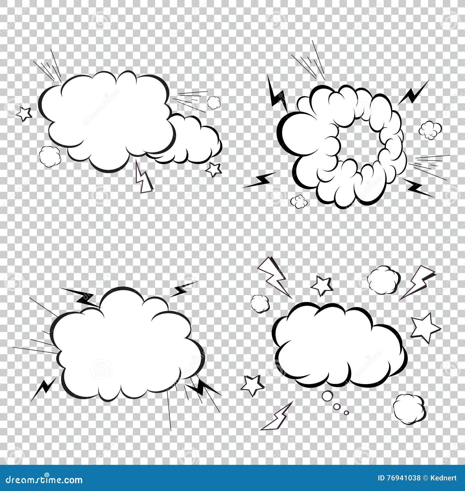 Comic Book Explosion, Bombs and Blast Set, Cartoon Fire Bomb, Bang and ...