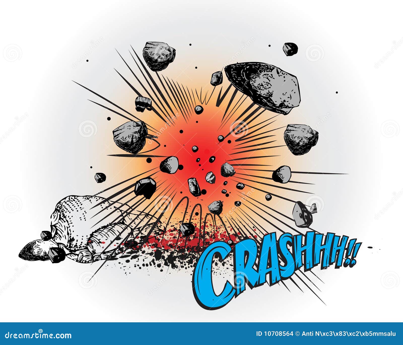 Comic Book Explosion - Crash Stock Vector - Illustration of conflict ...