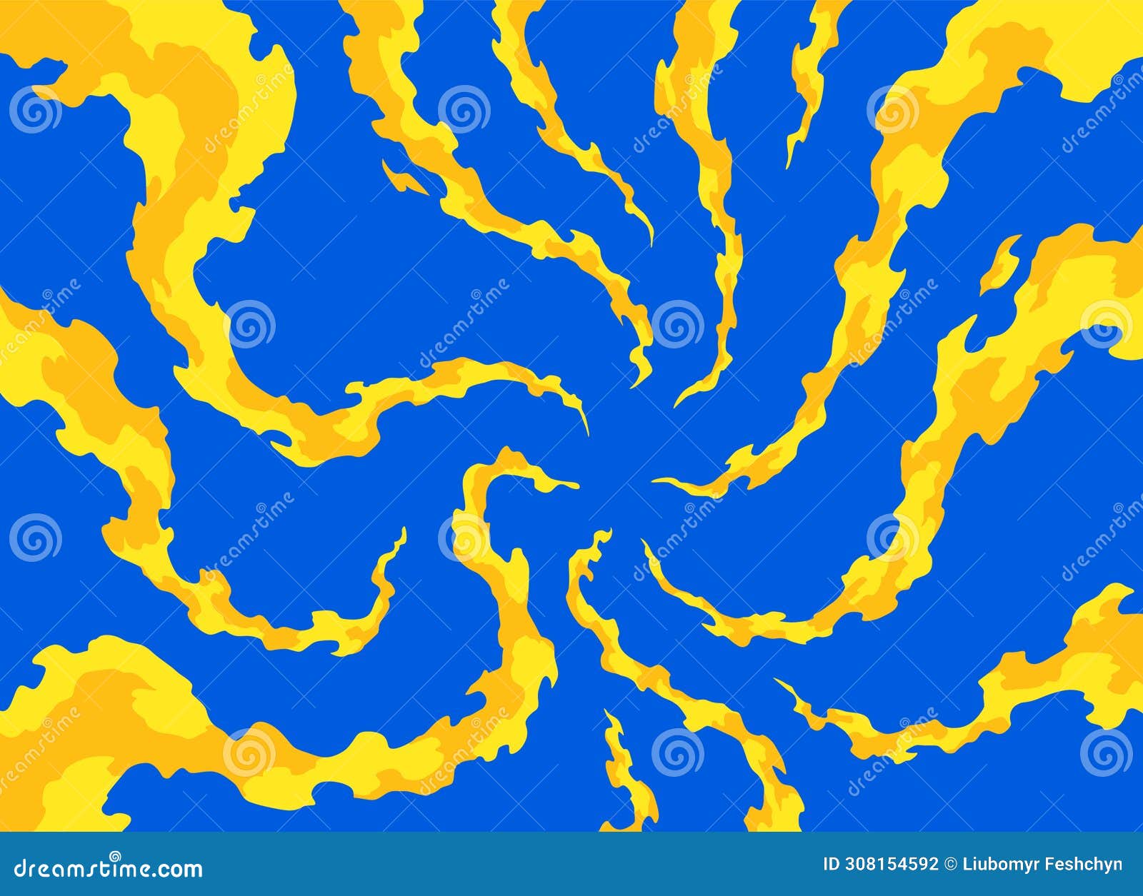 Comic Book Flame Background. Cartoon Explosion Element. Boom Cloud and ...
