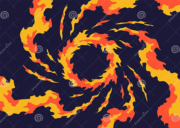 Comic Book Flame Background. Cartoon Explosion Element. Boom Cloud and ...