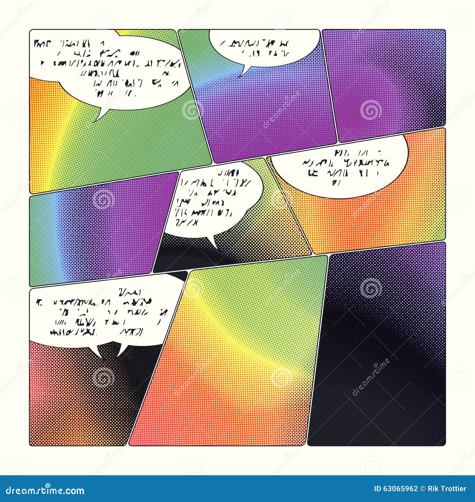 Comic book stock illustration. Illustration of graphic - 63065962