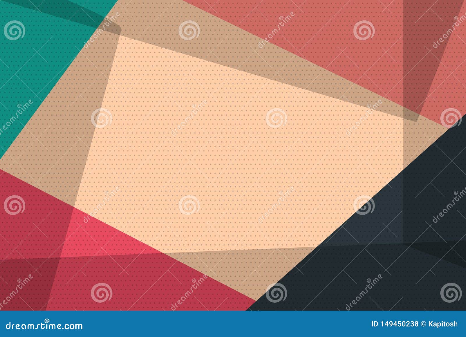 Comic Book Geometric Pop Art Retro Background Stock Vector ...