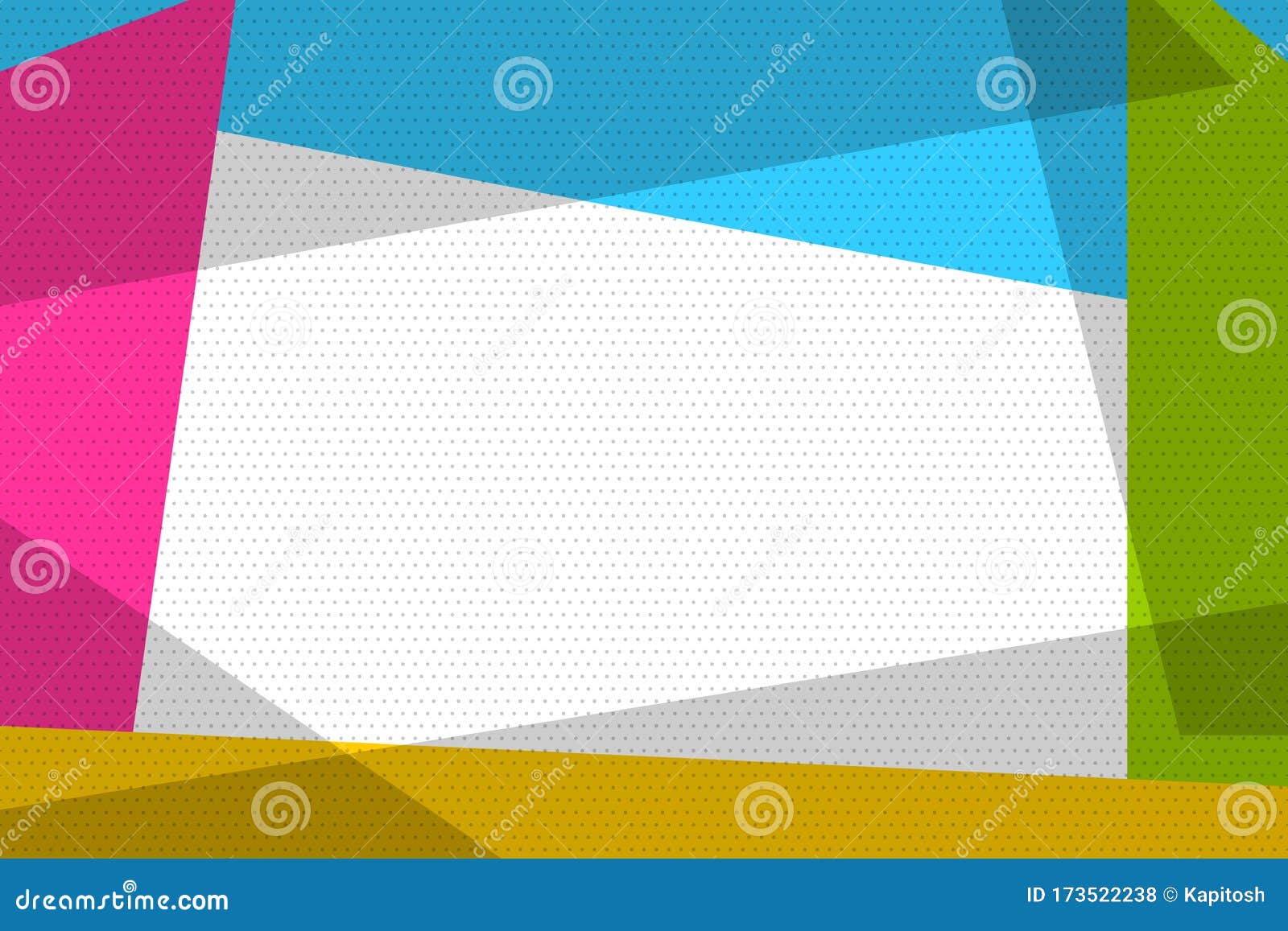 Comic Book Geometric Pop Art Retro Background. Stock Vector ...