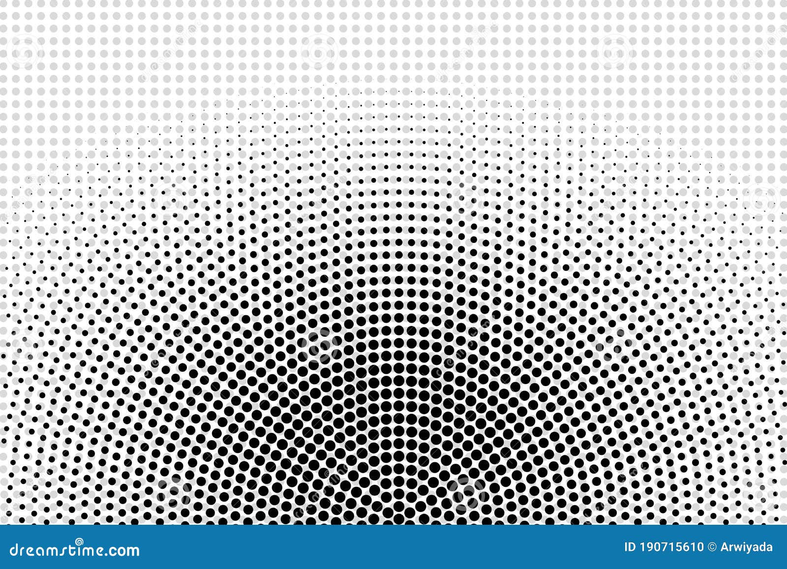 Comic Book Halftone Dot Background, Vector Illustration Stock Vector ...