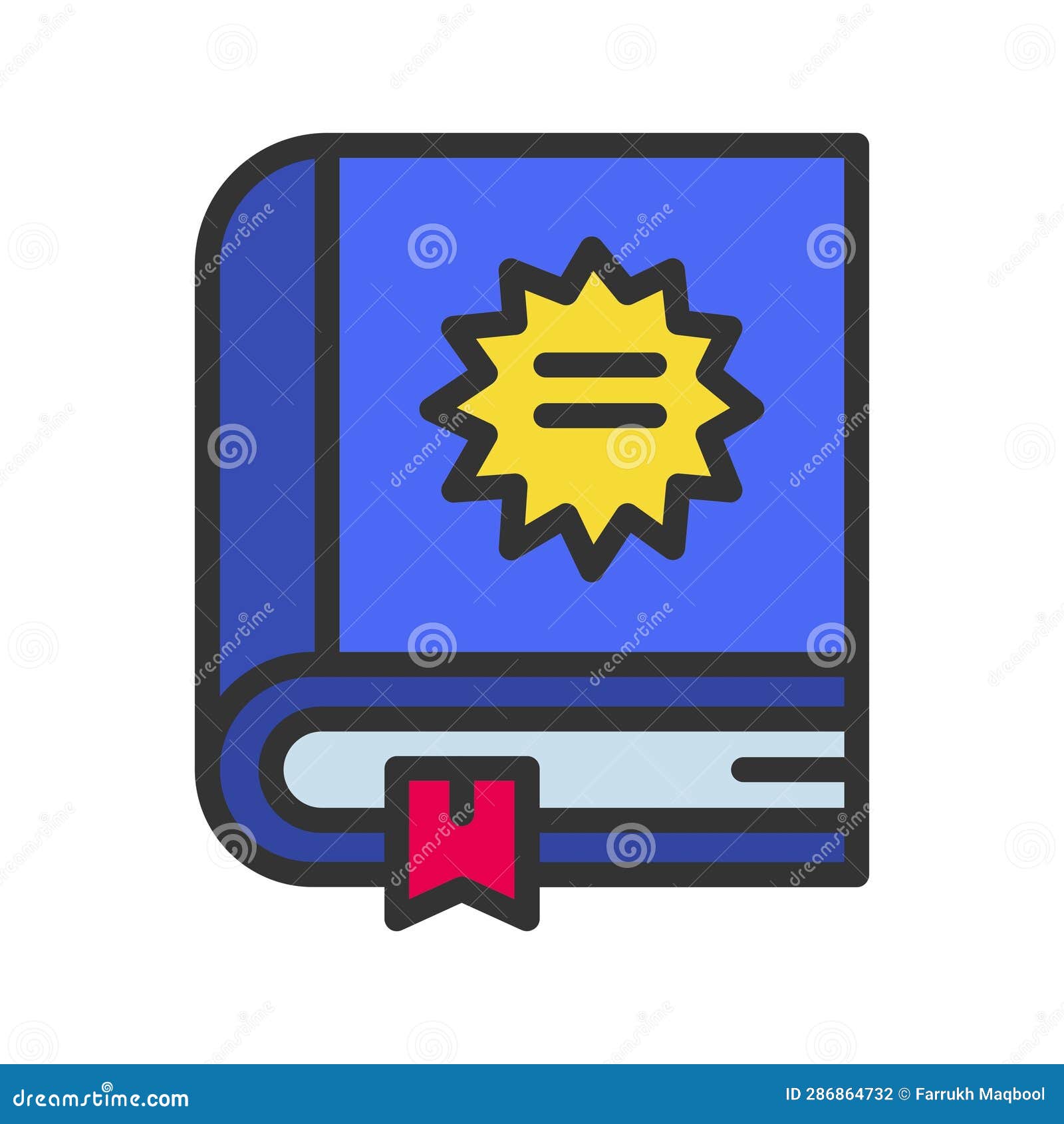 Comic Book Icon Image. stock vector. Illustration of learning - 286864732
