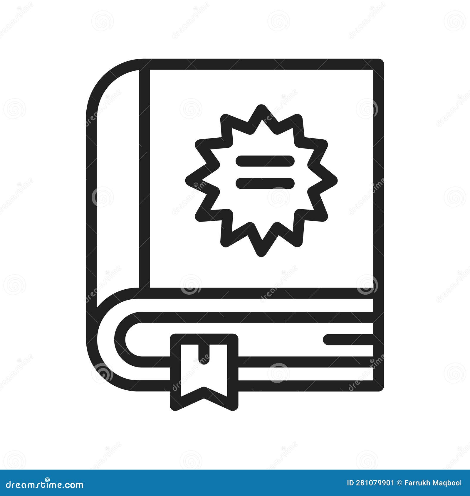 Comic Book Icon Image. stock vector. Illustration of icon - 281079901