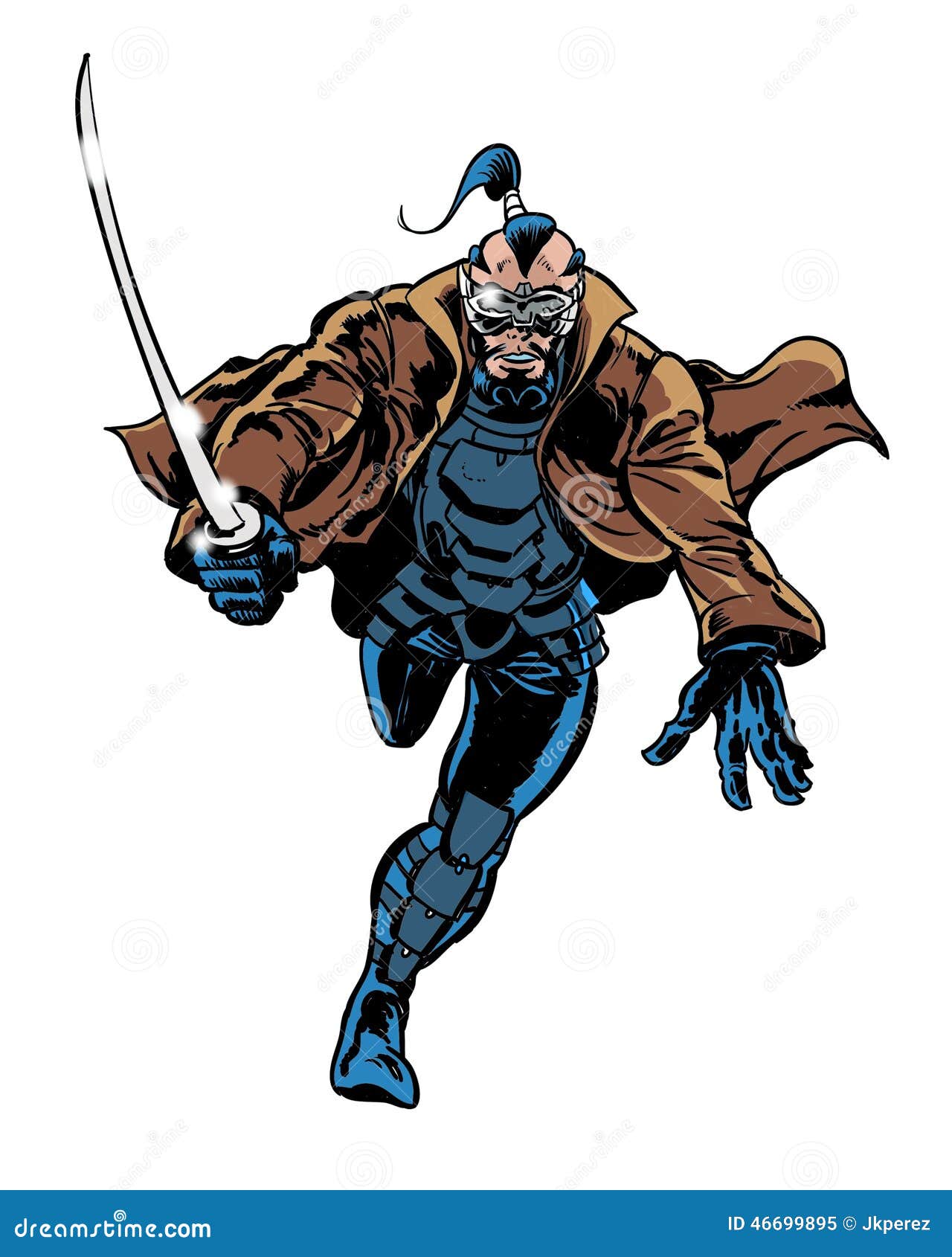 Ninja And Samurai Comic Page Royalty-Free Stock Photography ...