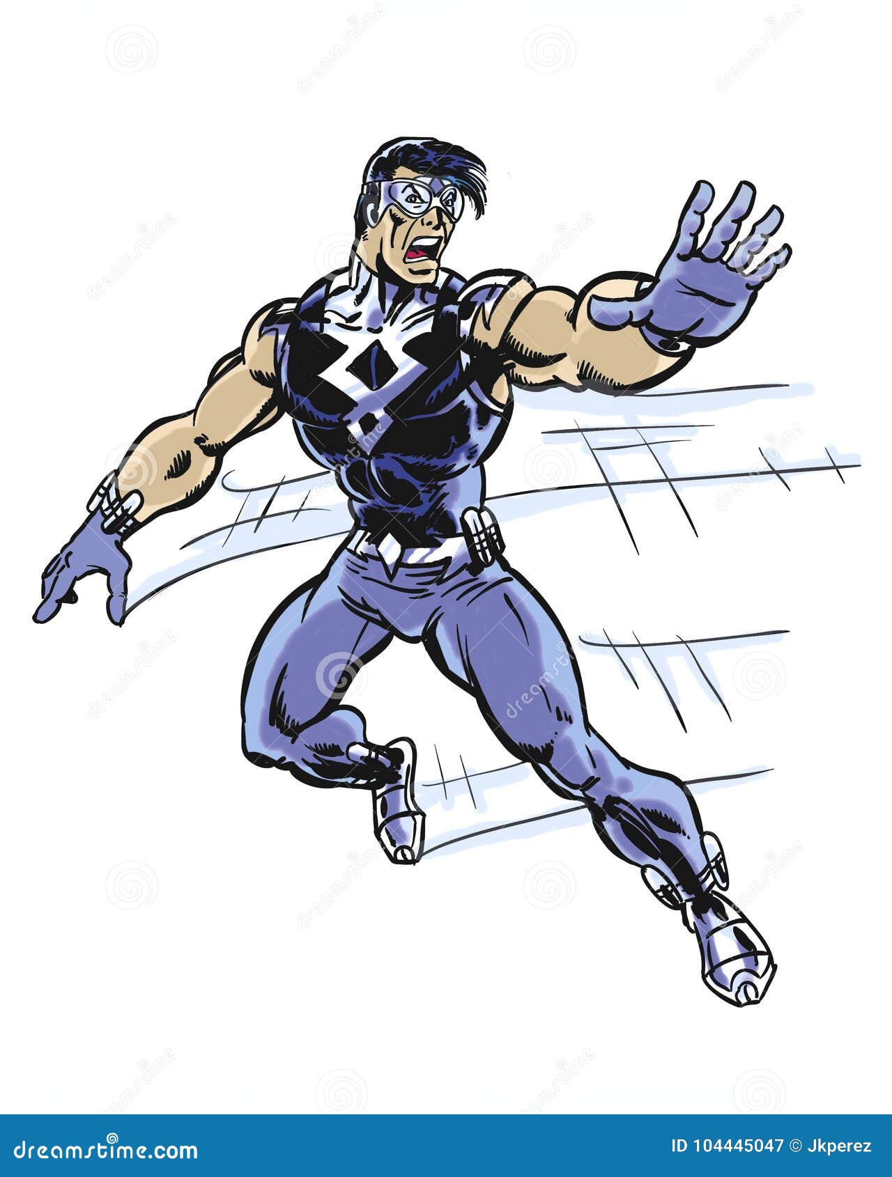 Super Speedster Cartoon Vector | CartoonDealer.com #25018567