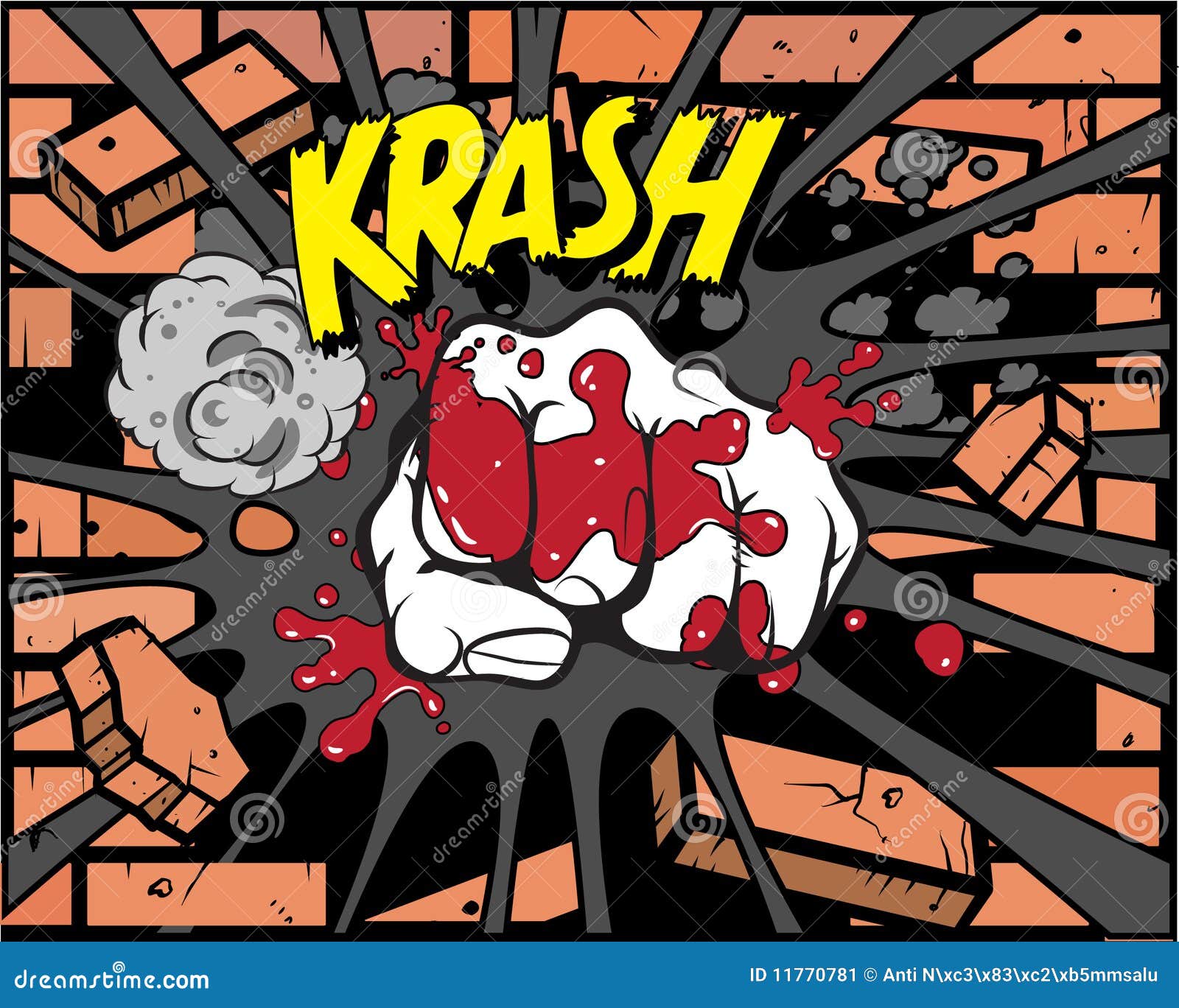 Stone Fist Sculpture In The Style Of Incisioni Series Stock Photo ...