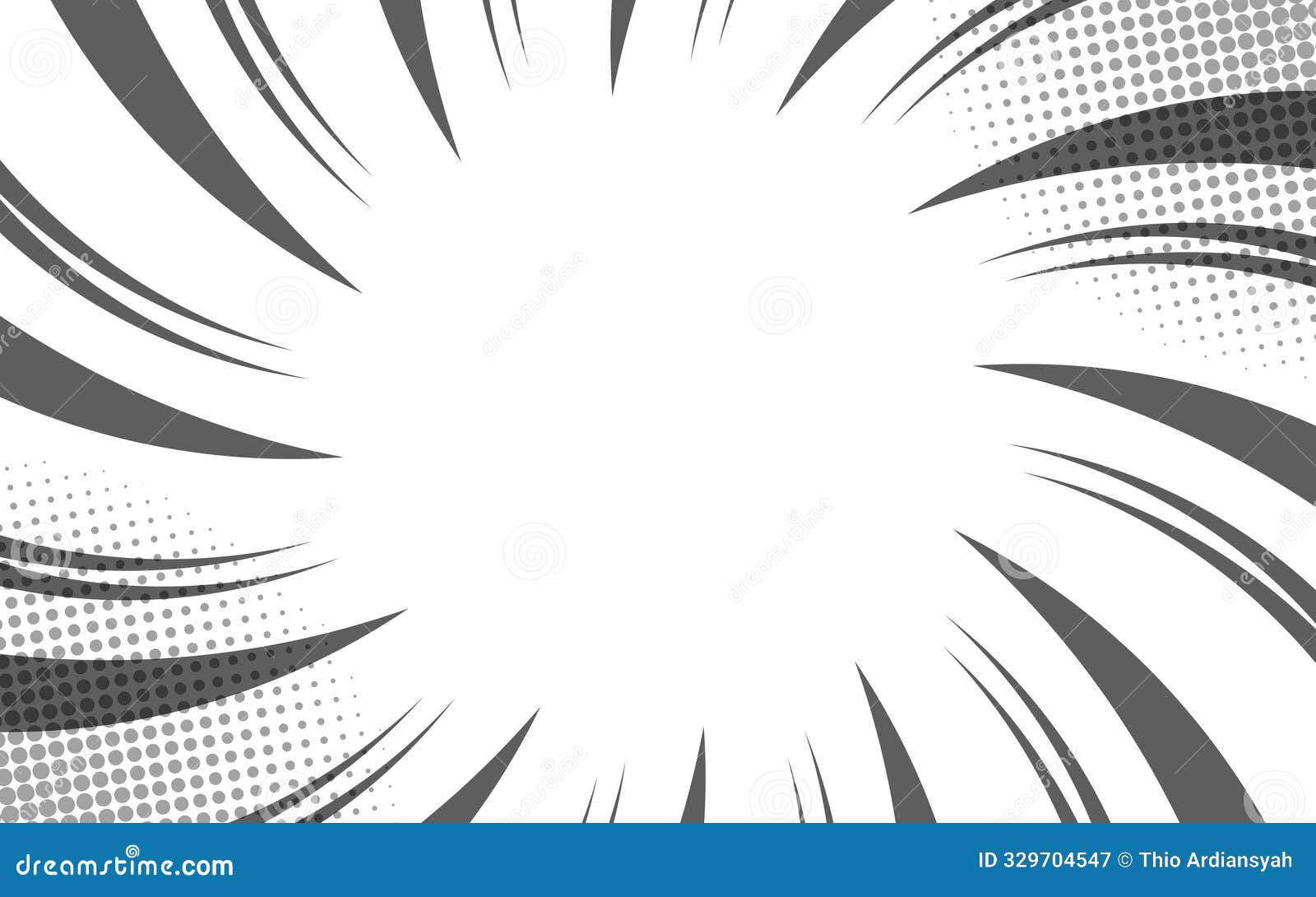 Comic Book and Manga Speed Lines Background. Super Hero Action ...