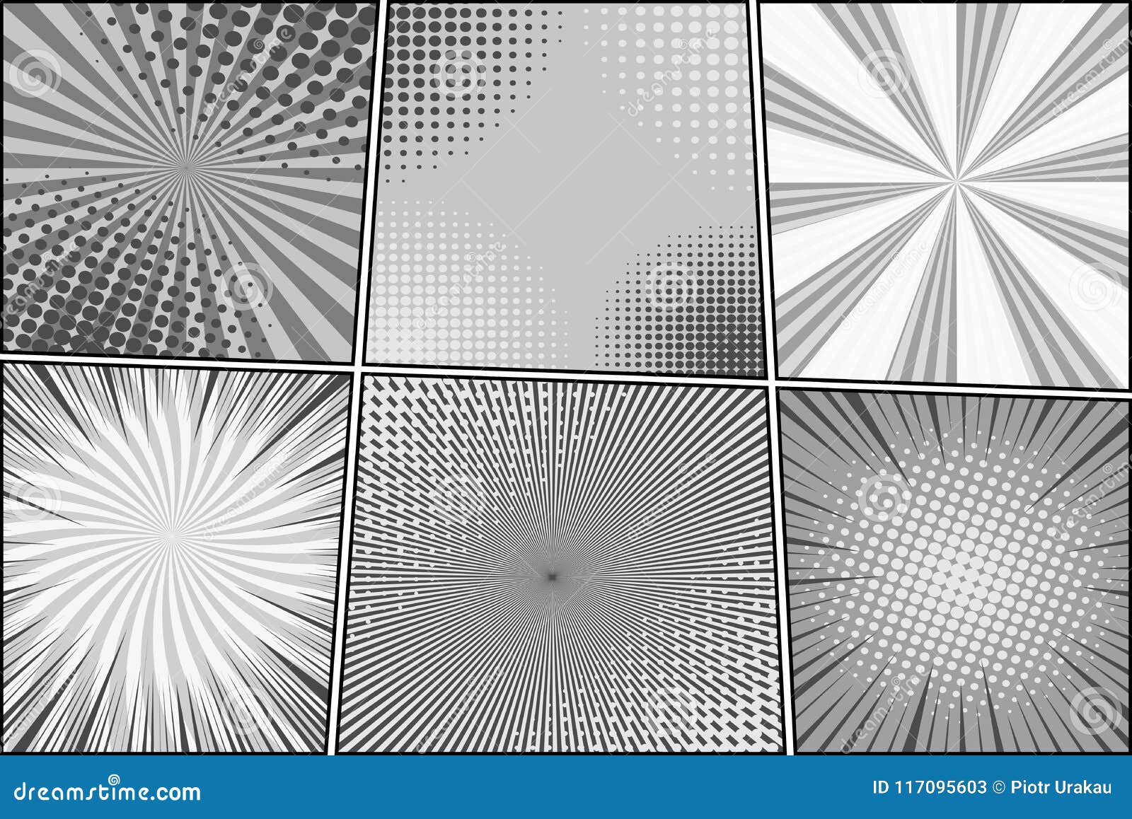 Comic Book Monochrome Style Composition Stock Vector - Illustration of ...